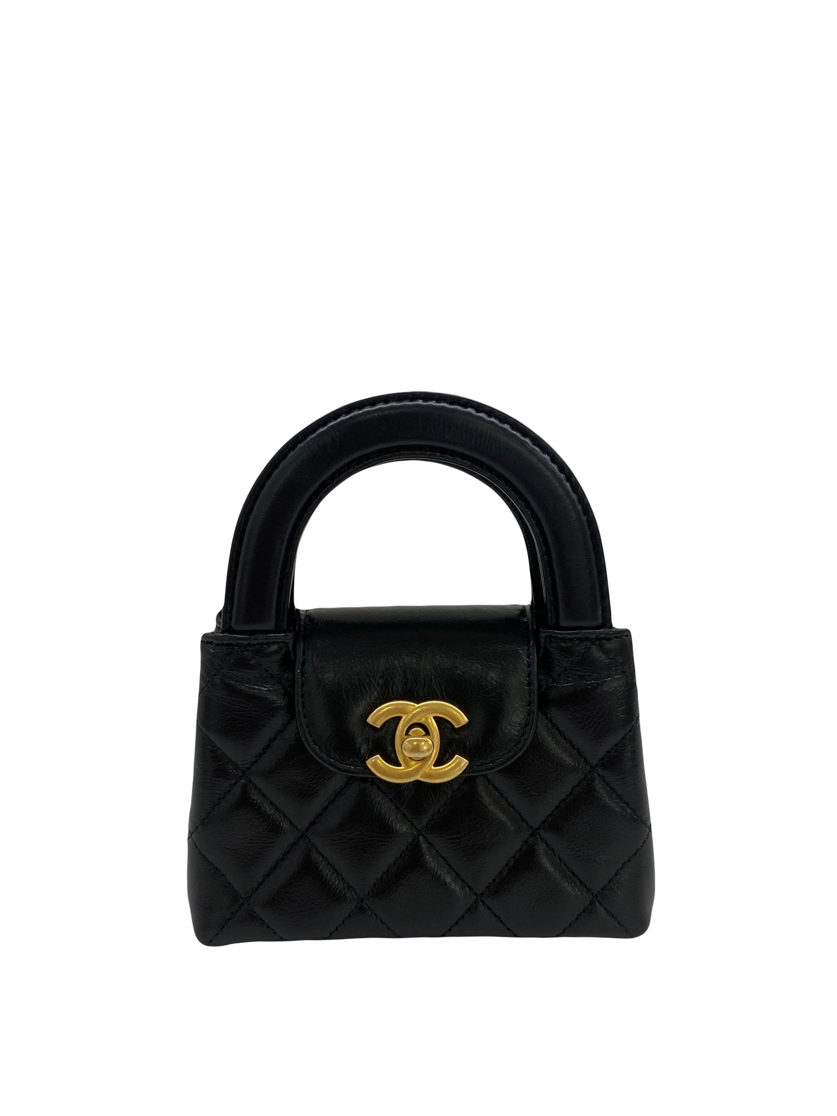 Chanel Mini Nano Kelly Black GHW – PH Luxury Consignment